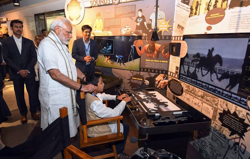 PM Modi Inaugurates the National Museum of Indian Cinema - News18