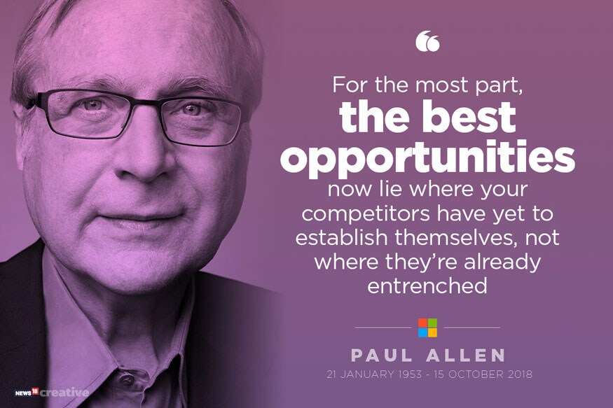 Paul Allen's 8 Mantras for a Successful Life - News18