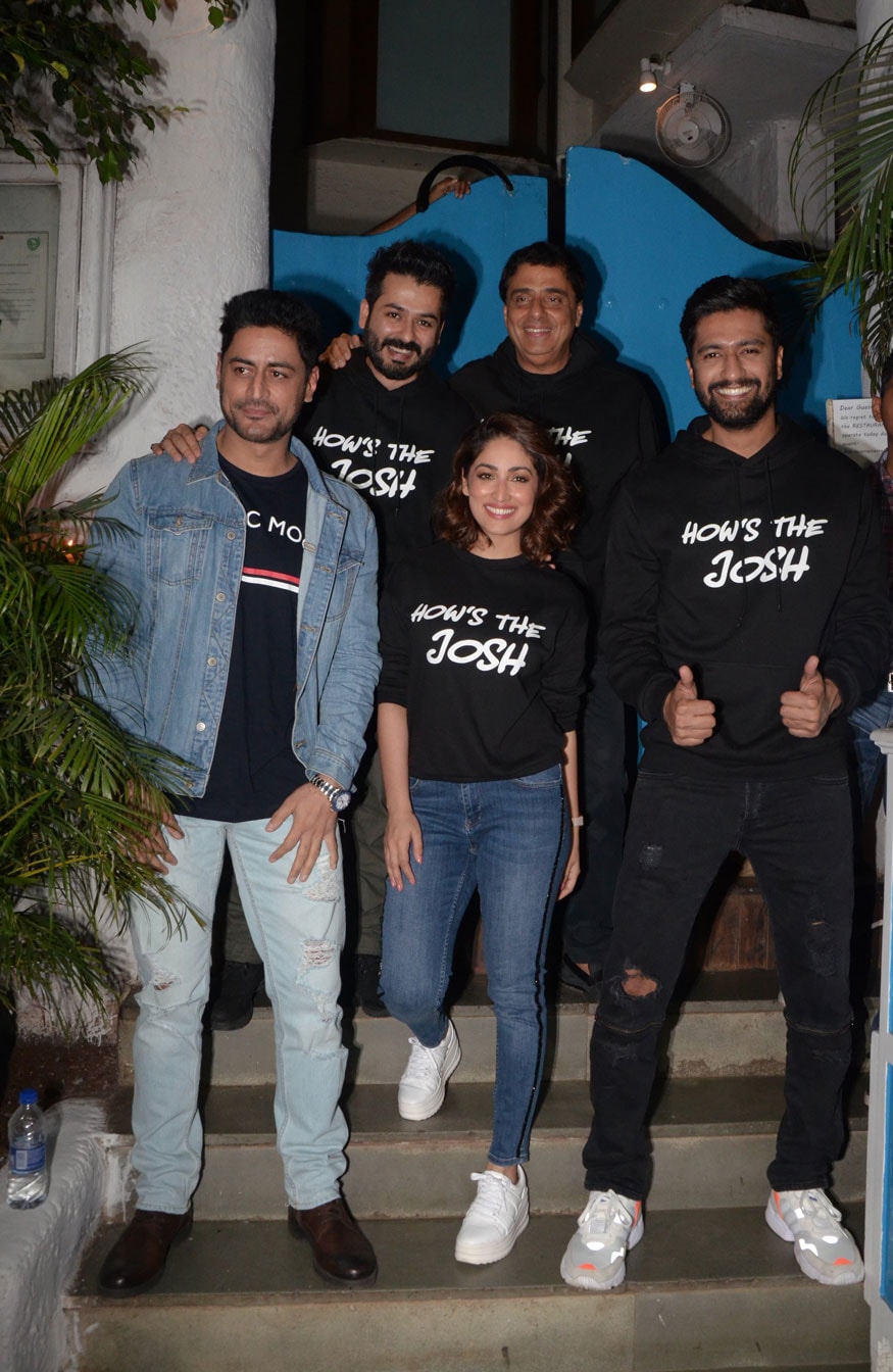 PICS: Yami Gautam, Vicky Kaushal Celebrate Uri's Success in Style - News18