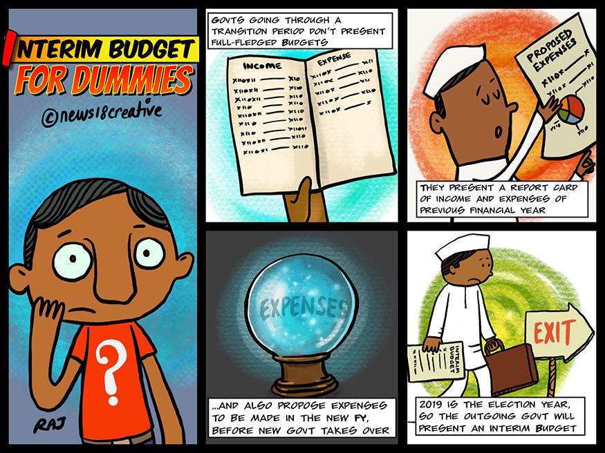 Interim Budget 2019-20: The Budget in Graphics - News18