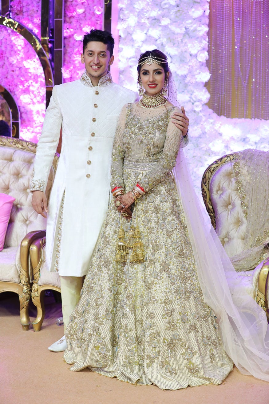 Azhar Morani and Tanya Seth's Wedding Reception; See Pictures - News18