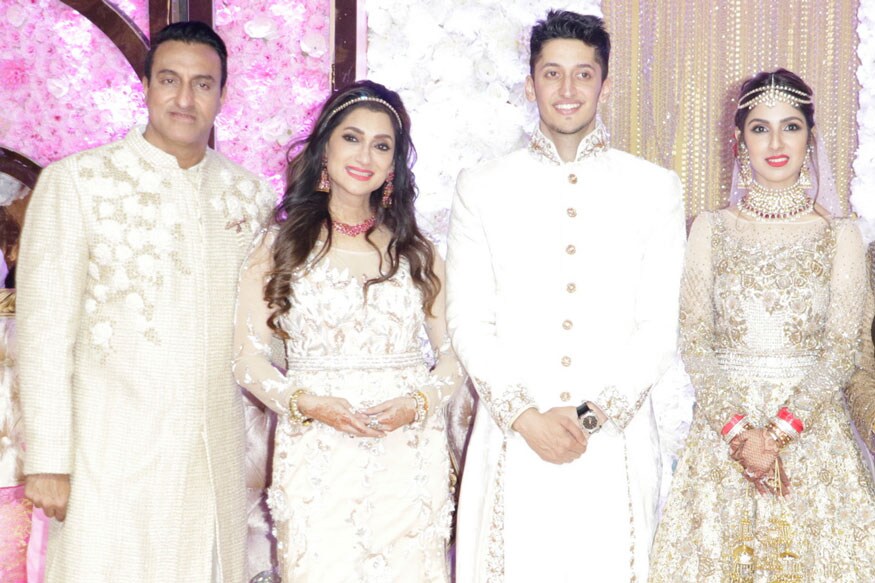 Azhar Morani and Tanya Seth's Wedding Reception; See Pictures - News18