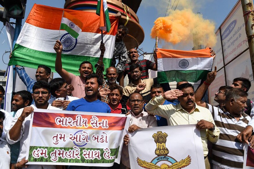 PICS| Nation Celebrates Indian Air Force's Anti-Terror Strikes - News18