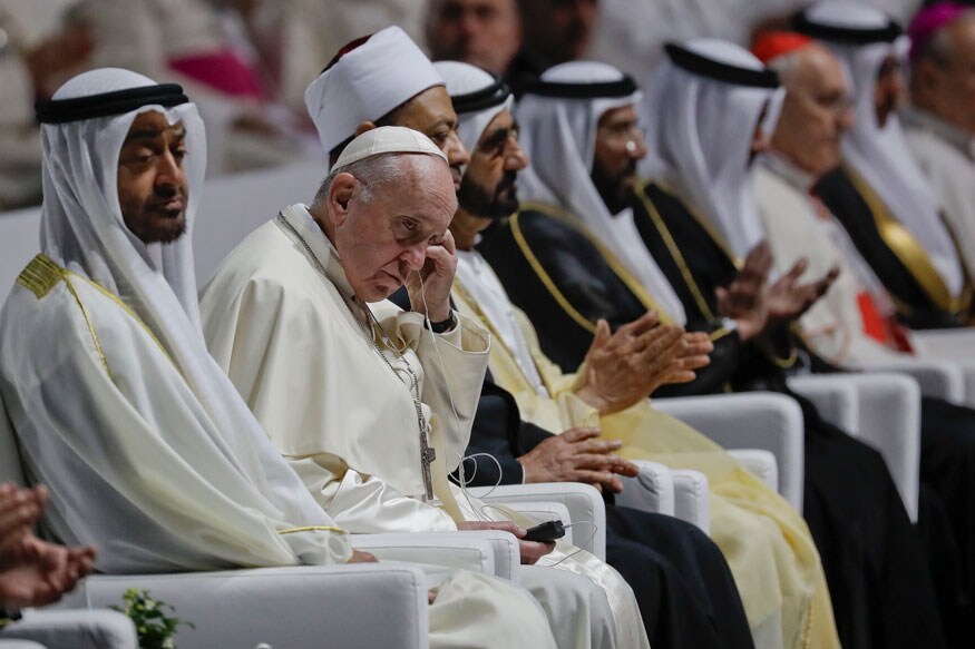 Pope Francis Visits Islam's Birthplace, Holds Historic Public Mass - News18