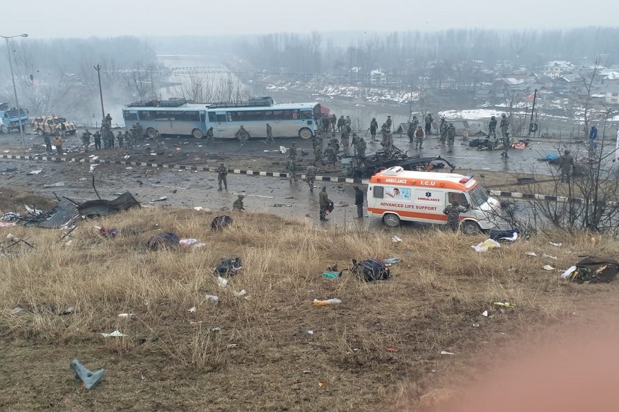 Ground Zero Photos Describe The Horror of Pulwama Terror Attack - News18