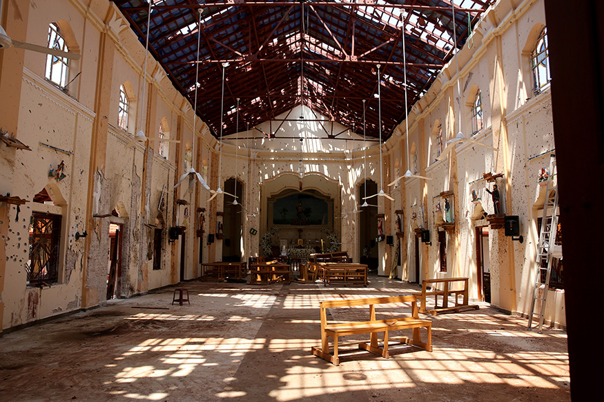 A Destroyed Church Stands Beautiful in Sri Lanka Amid the Deadly Easter ...