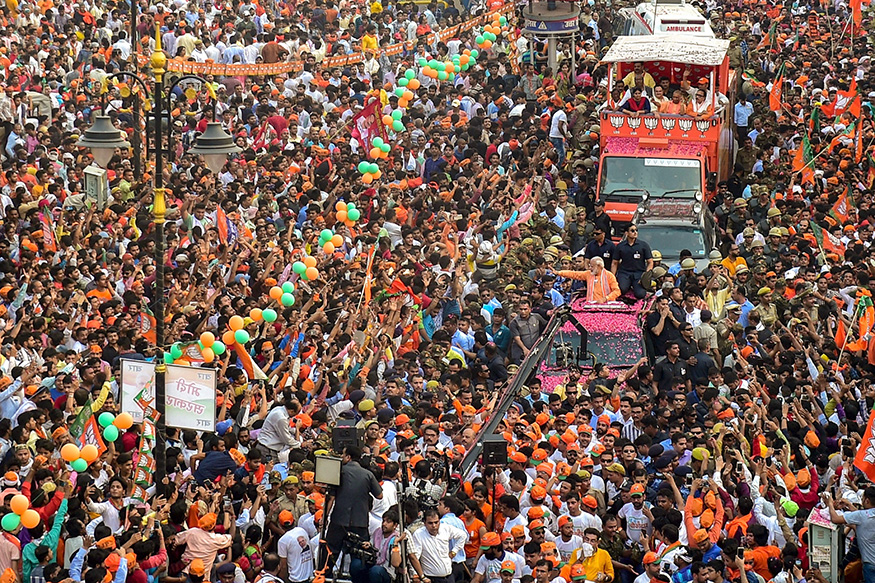 In Pictures: Narendra Modi's Mega Roadshow in Varanasi