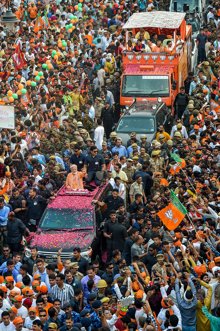 In Pictures: Narendra Modi's Mega Roadshow in Varanasi