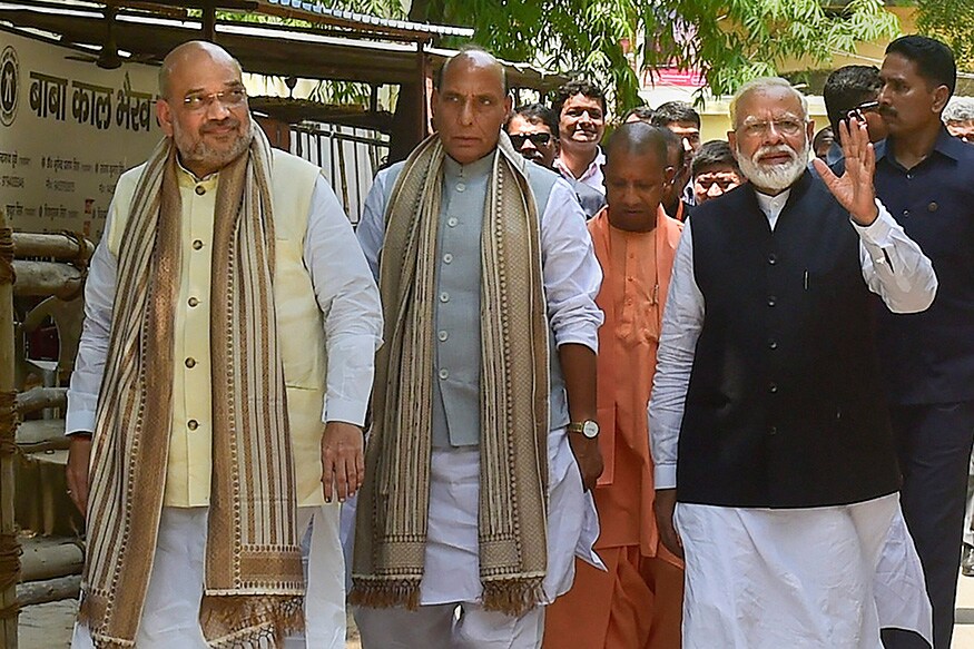 PM Modi Files Nomination in Varanasi, Shows Off NDA Strength - News18