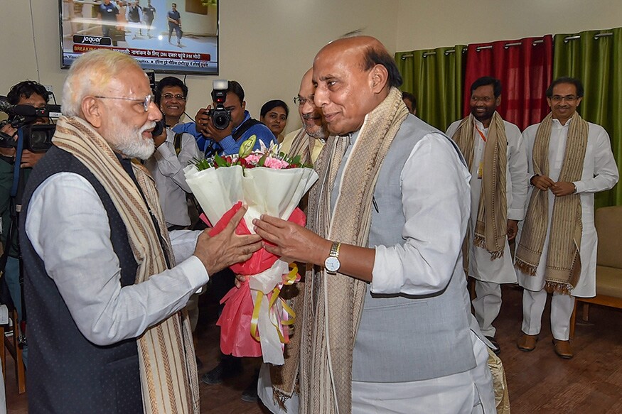 PM Modi Files Nomination in Varanasi, Shows Off NDA Strength - News18