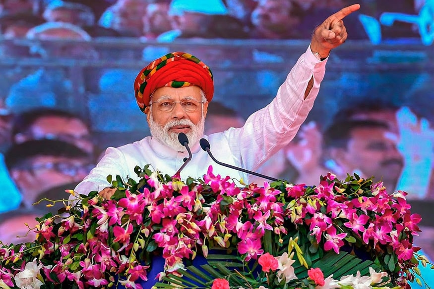 PHOTOS: Colourful Headgears of PM Narendra Modi - News18