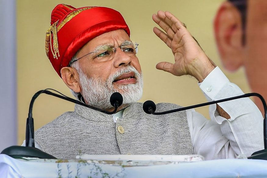 PHOTOS: Colourful Headgears of PM Narendra Modi - News18