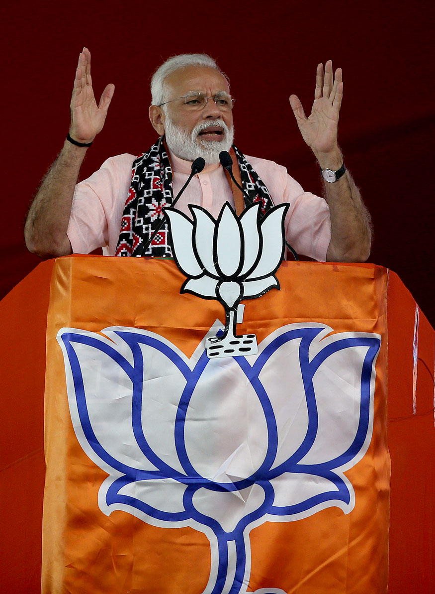 PM Narendra Modi's Election Rally in Hyderabad; See Pictures - News18