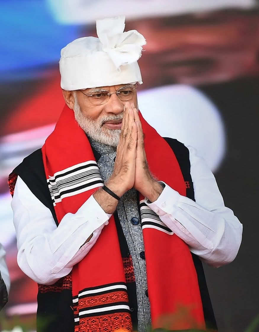 PHOTOS: Colourful Headgears of PM Narendra Modi - News18