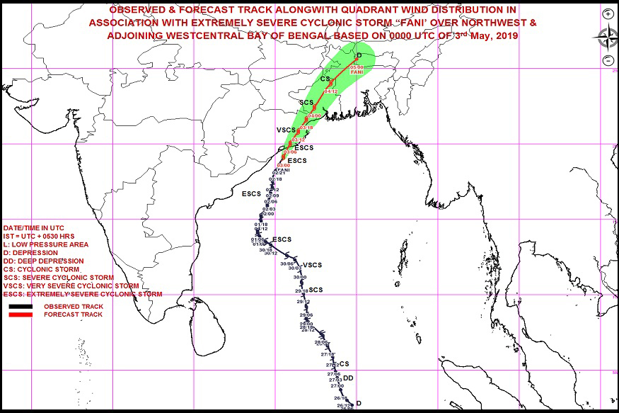 In Pictures: Cyclone Fani Weather Forecast and Reports - News18