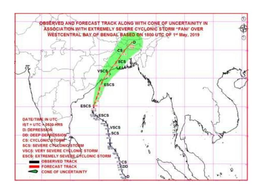 In Pictures: Cyclone Fani Weather Forecast and Reports - News18