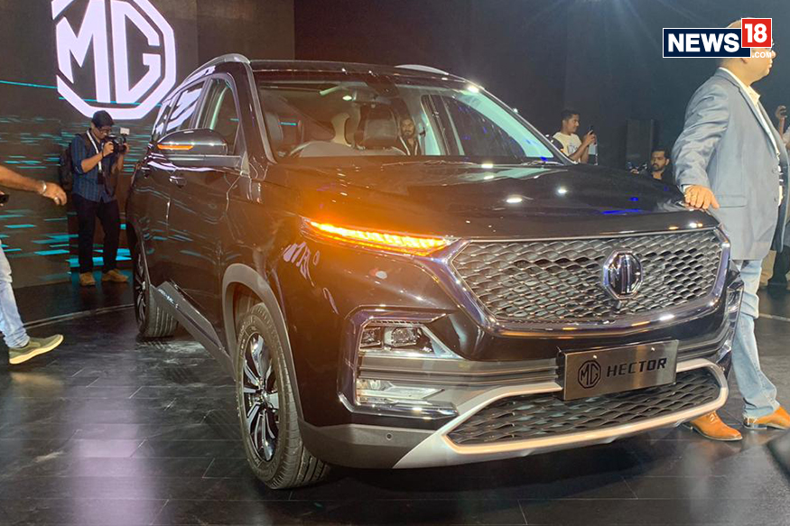 MG Hector SUV Unveiled, Looks Bold - See Pics - News18