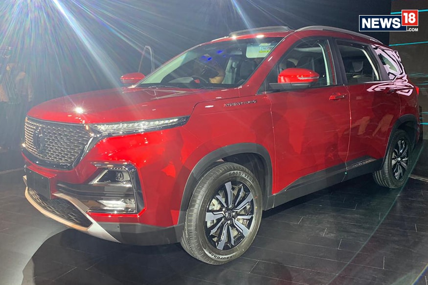 MG Hector SUV Unveiled, Looks Bold - See Pics - News18