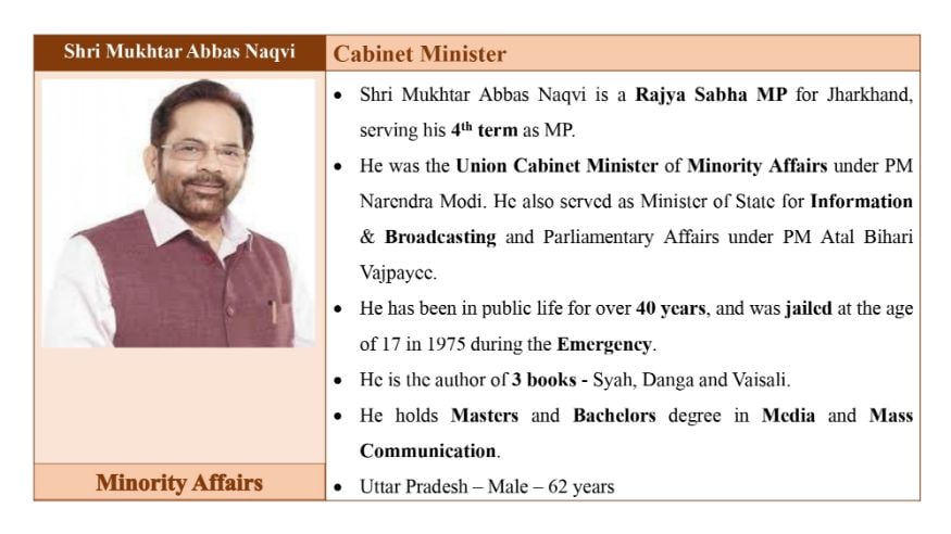 Cabinet Ministers Of India 2019: Complete List of Ministers in Narendra ...