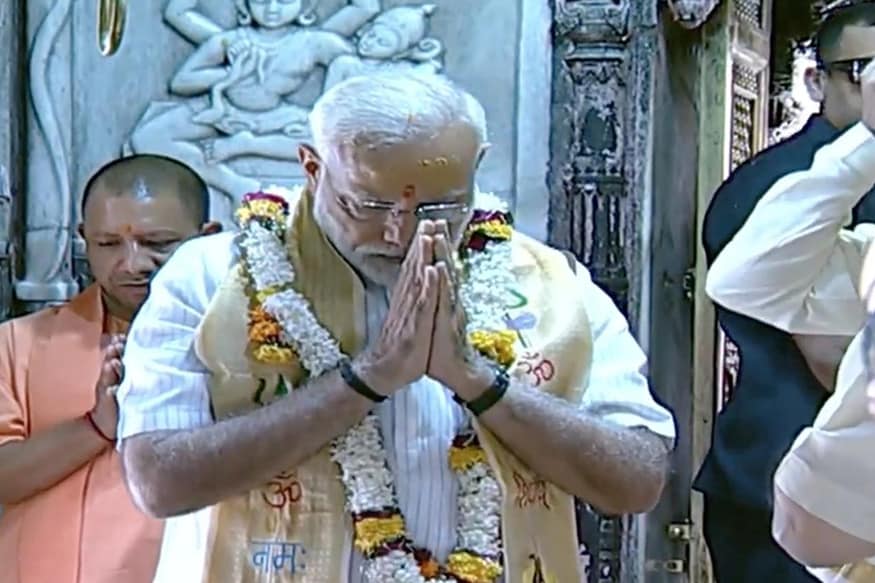 Pictures From PM Narendra Modi's Thanksgiving Visit in Varanasi - News18
