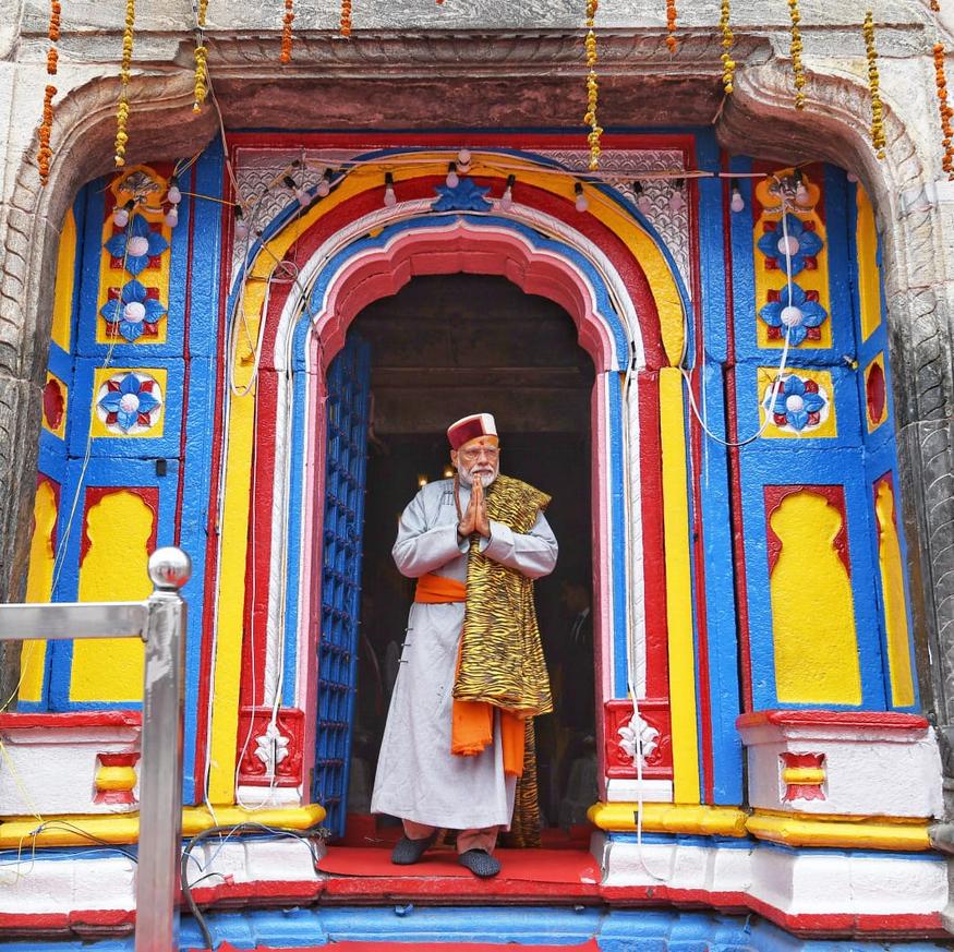PM Narendra Modi Meditates in Kedarnath Cave; See Pictures - News18