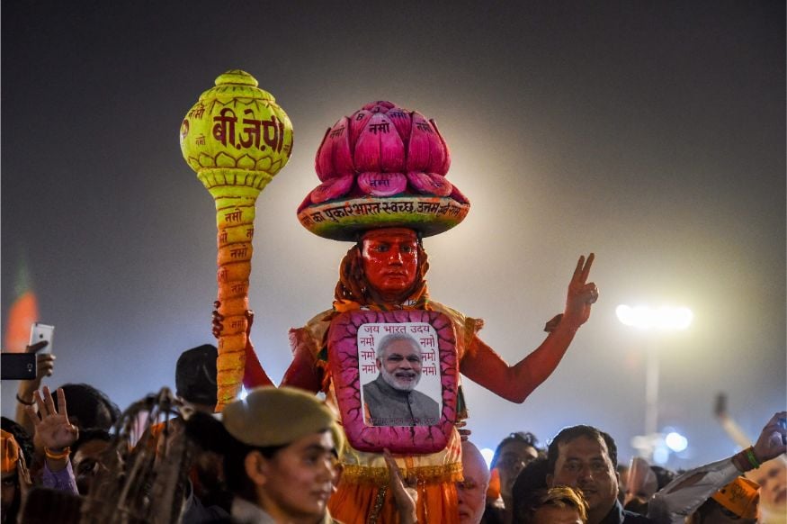 Photos From PM Modi's Rally in Ramlila Maidan, Delhi - News18