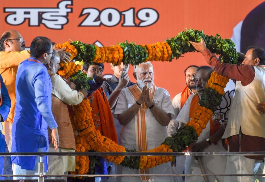 Photos From PM Modi's Rally in Ramlila Maidan, Delhi - News18