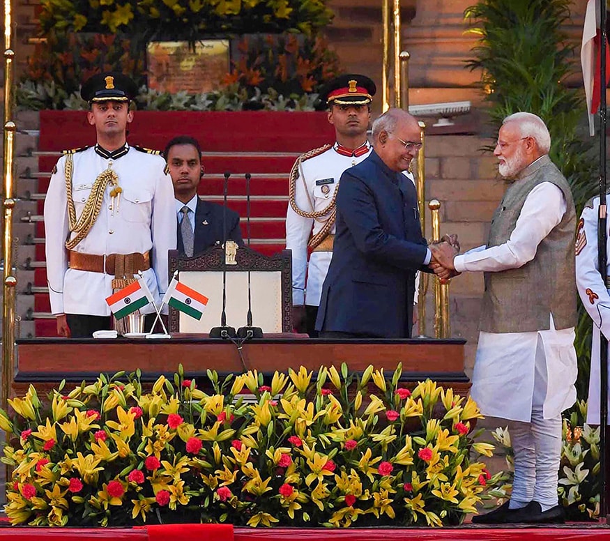 Pictures From Narendra Modi's Swearing-in Ceremony at Rashtrapati Bhavan - News18