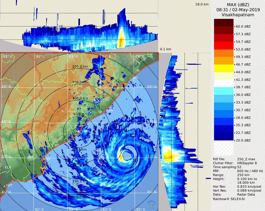 In Pictures: Cyclone Fani Weather Forecast and Reports - News18