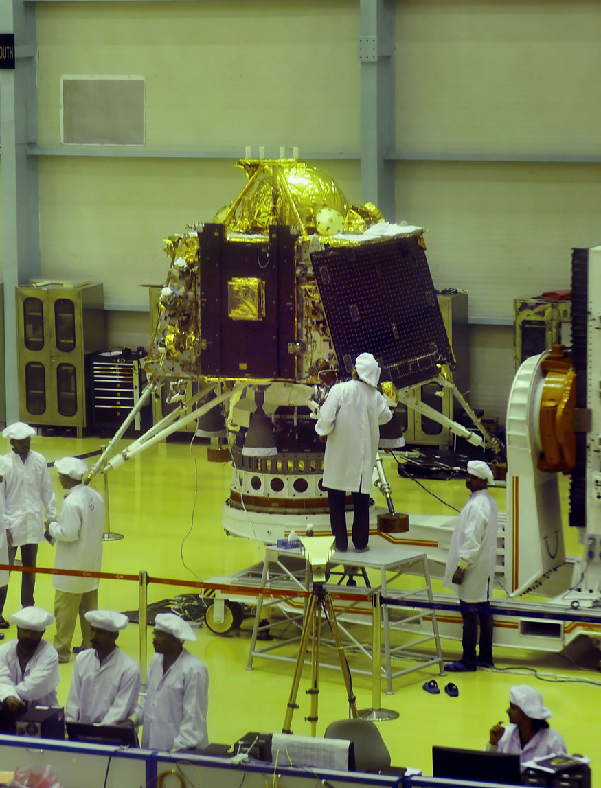 First Pictures of ISRO's Chandrayaan - 2 Orbiter, Lander & Rover - News18