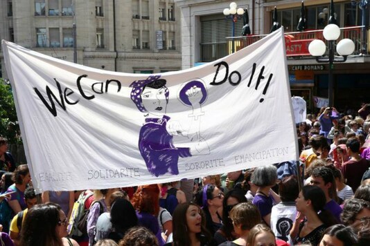 Swiss Women Burn Bras Walk Off Their Jobs Demanding Fairer Pay And