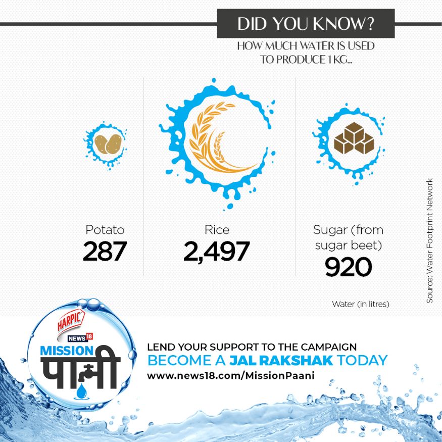 Mission Paani: How Much Water We Use to Make Everyday Products