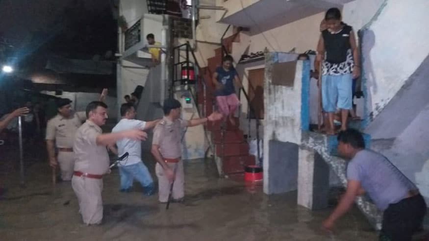 Photos Heavy Rains Lead To Flash Floods In Vadodara Gujarat News18