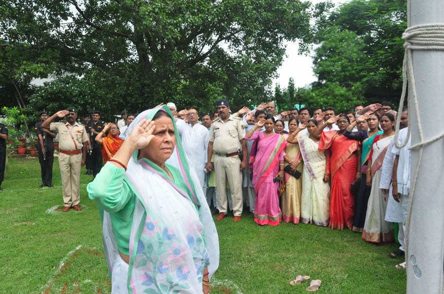 How Politicians Celebrated India's 73rd Independence Day - See Pics