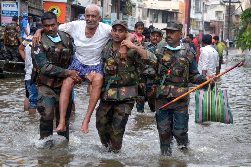Maharashtra Floods: Dramatic Visuals of Monsoon Fury - News18