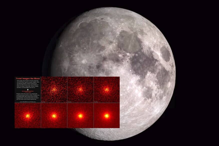 Moon is Glowing Brighter than Sun in NASA's Fermi Gamma-Ray Images - News18