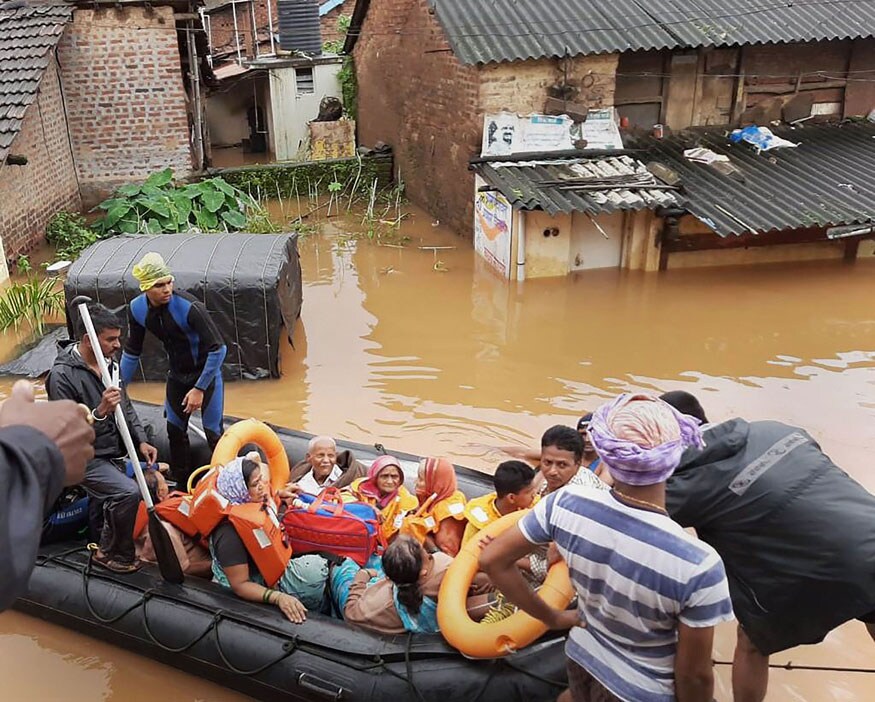 Maharashtra Floods: Dramatic Visuals of Monsoon Fury - News18