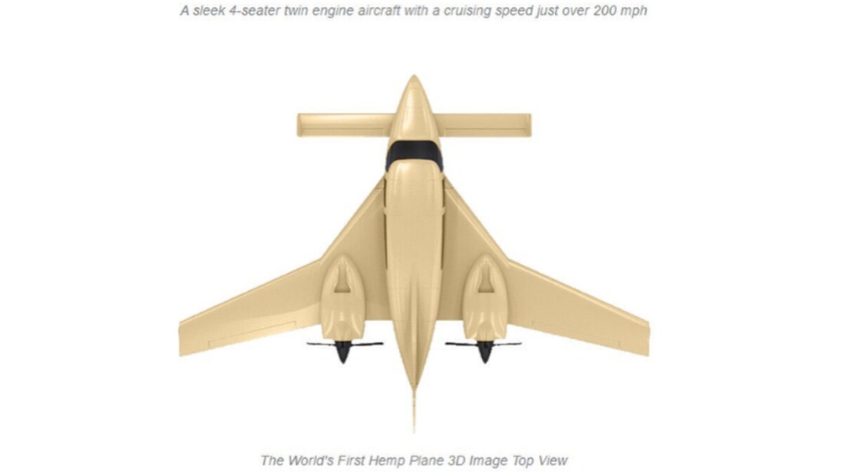 World's First Plane Made and Powered by Hemp is 10 Times Stronger than ...