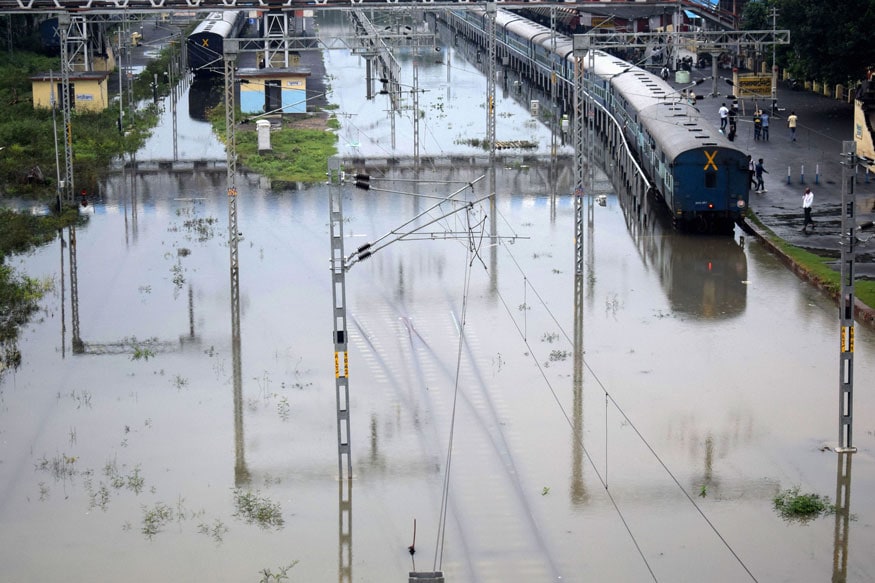 PICS: Heavy Rains Bring Life to a Standstill in Prayagraj - News18