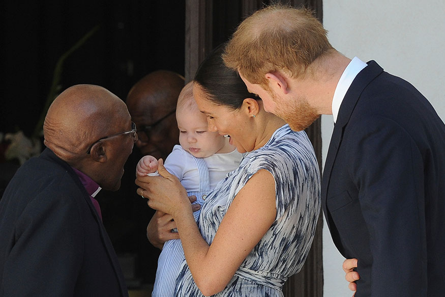 Baby Archie Makes Rare Public Appearance in South Africa - News18