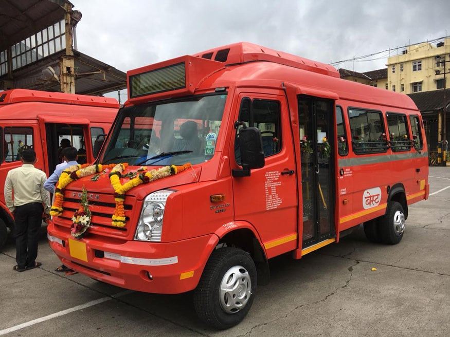 Exclusive Pictures of the Mumbai's First AC Mini Buses - News18