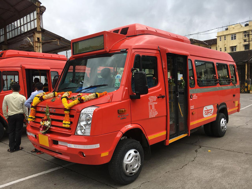 Exclusive Pictures of the Mumbai's First AC Mini Buses - News18