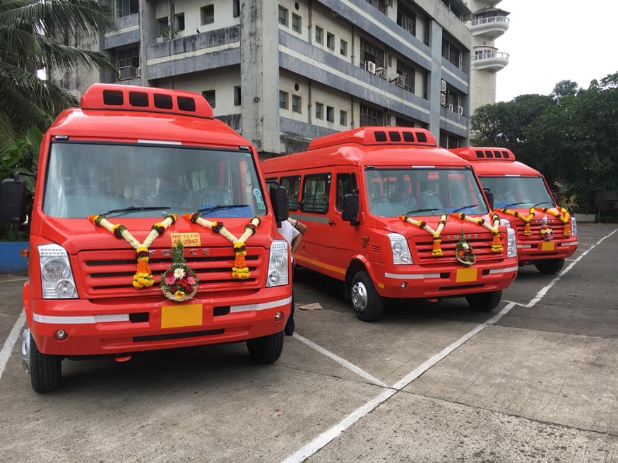 Exclusive Pictures of the Mumbai's First AC Mini Buses - News18