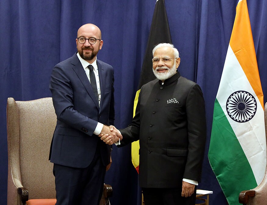 PM Narendra Modi Meets World Leaders in New York - News18