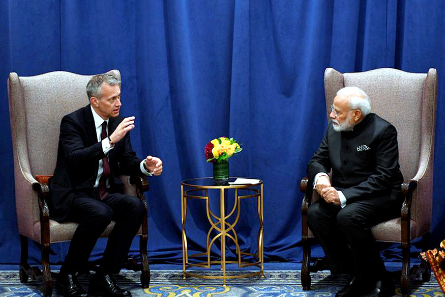 PM Narendra Modi Meets World Leaders in New York - News18