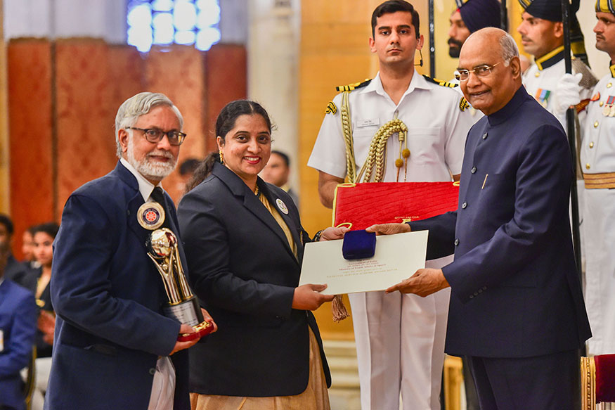 President Ram Nath Kovind Presents National Service Scheme 2017-18 ...