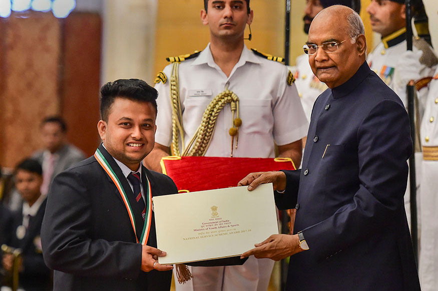 President Ram Nath Kovind Presents National Service Scheme 2017-18 ...