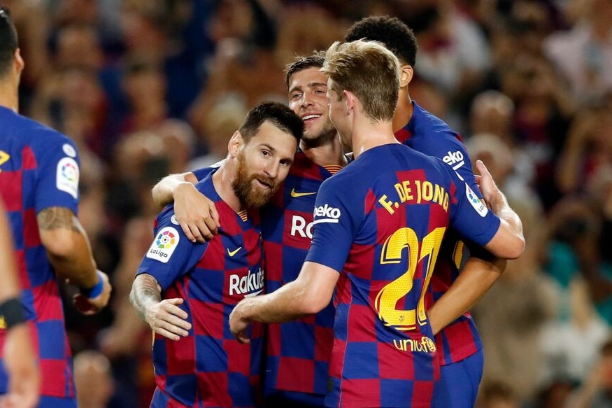 Lionel Messi Scores 1st Goal of Season as Barcelona Thrash Sevilla in ...