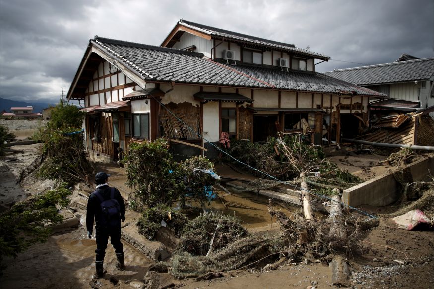 Devastating Aftermath Pictures of Typhoon Hagibis in Japan