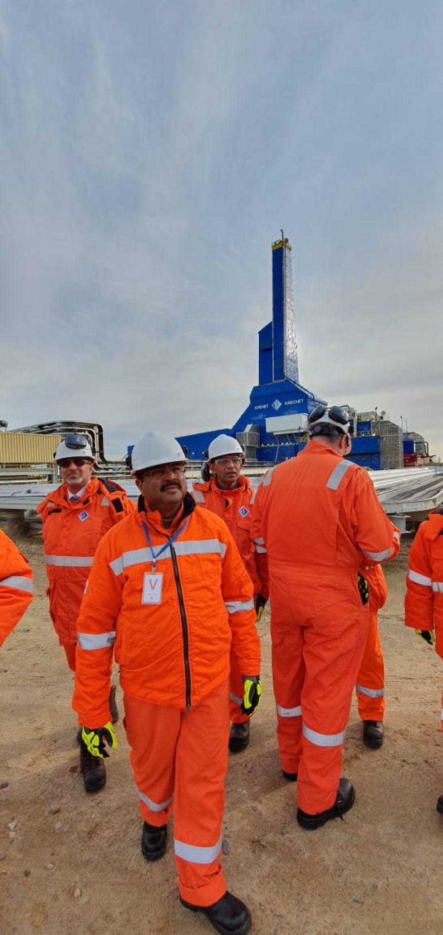 Dharmendra Pradhan Visits Sakhalin Oil Field in Russia - News18